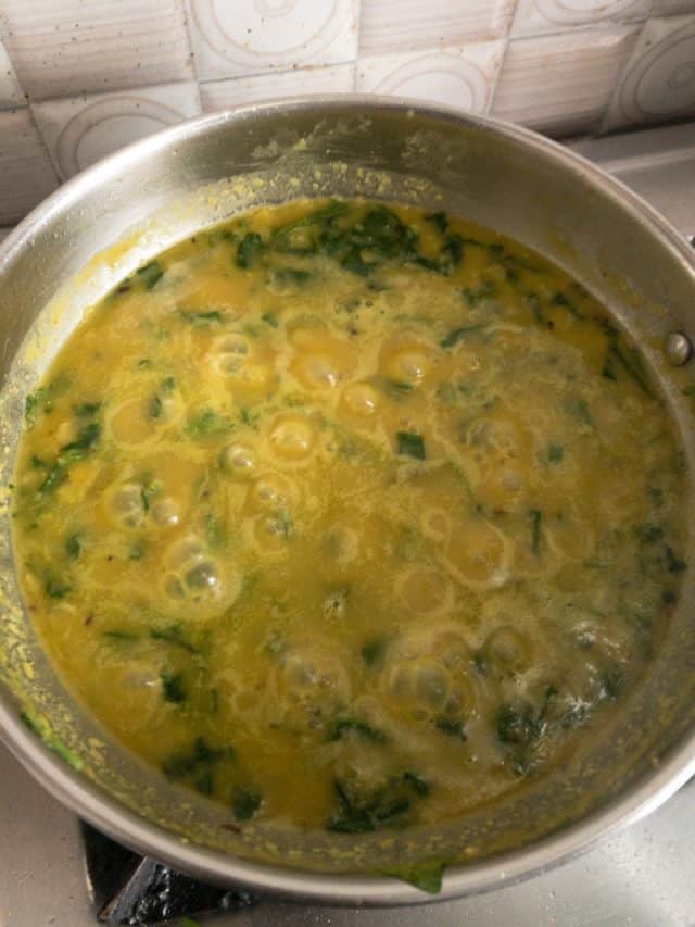 Flavorful Dal Saag Recipe: Make Spinach Dal with Instant Pot or Stove top
