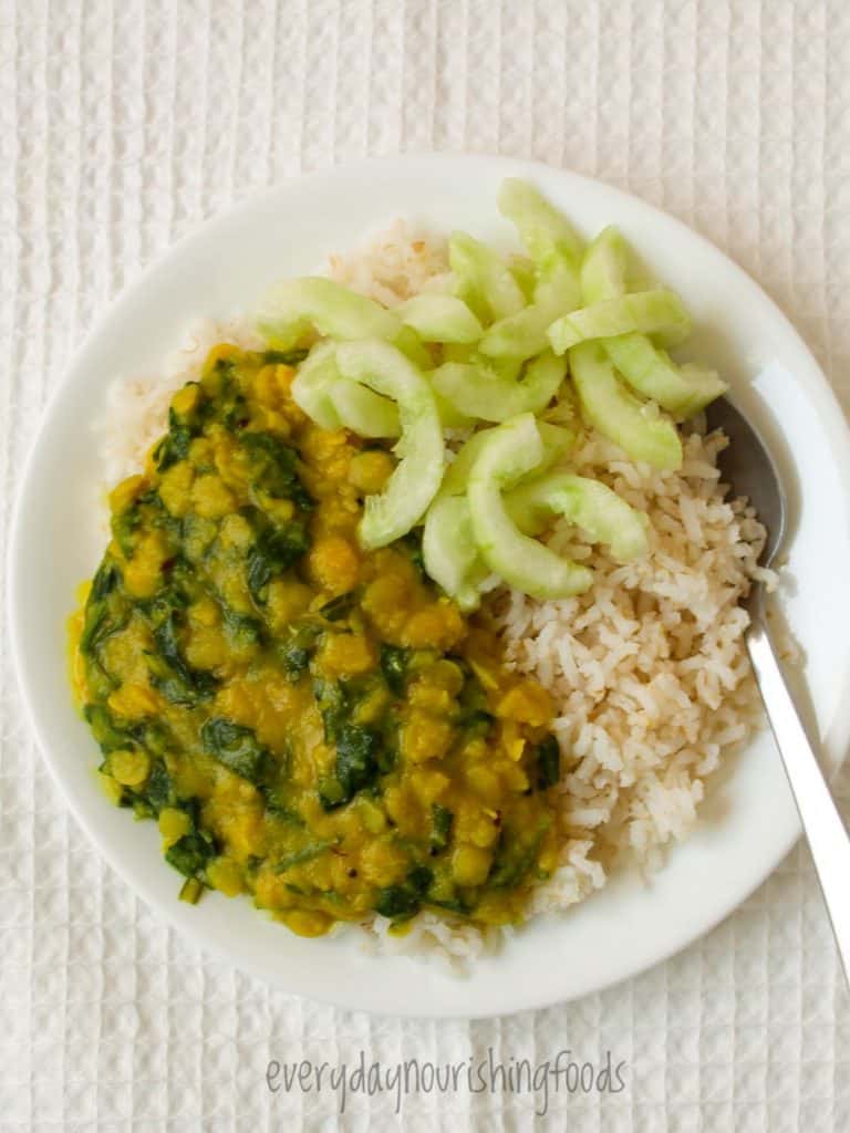Flavorful Dal Saag Recipe: Make Spinach Dal with Instant Pot or Stove top