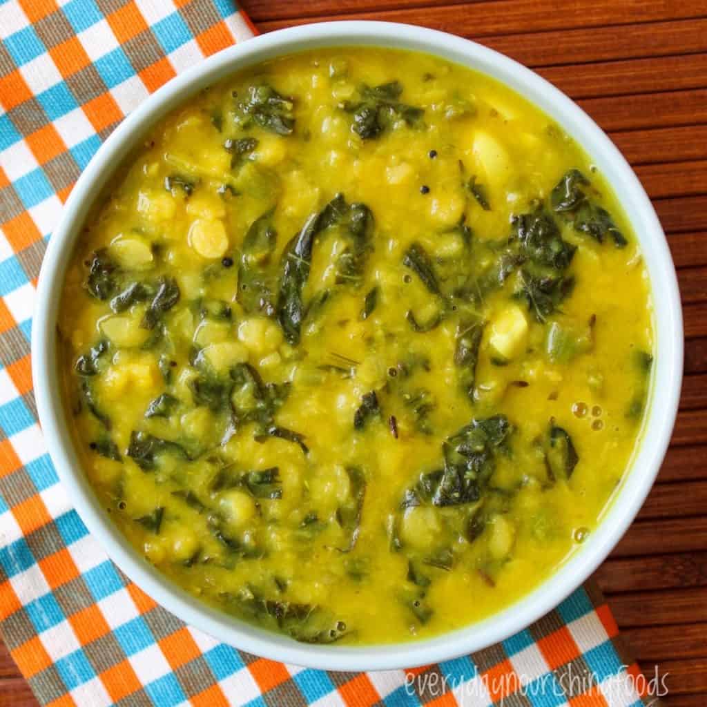 Thotakura pappu - Amaranth dal - Everyday Nourishing Foods