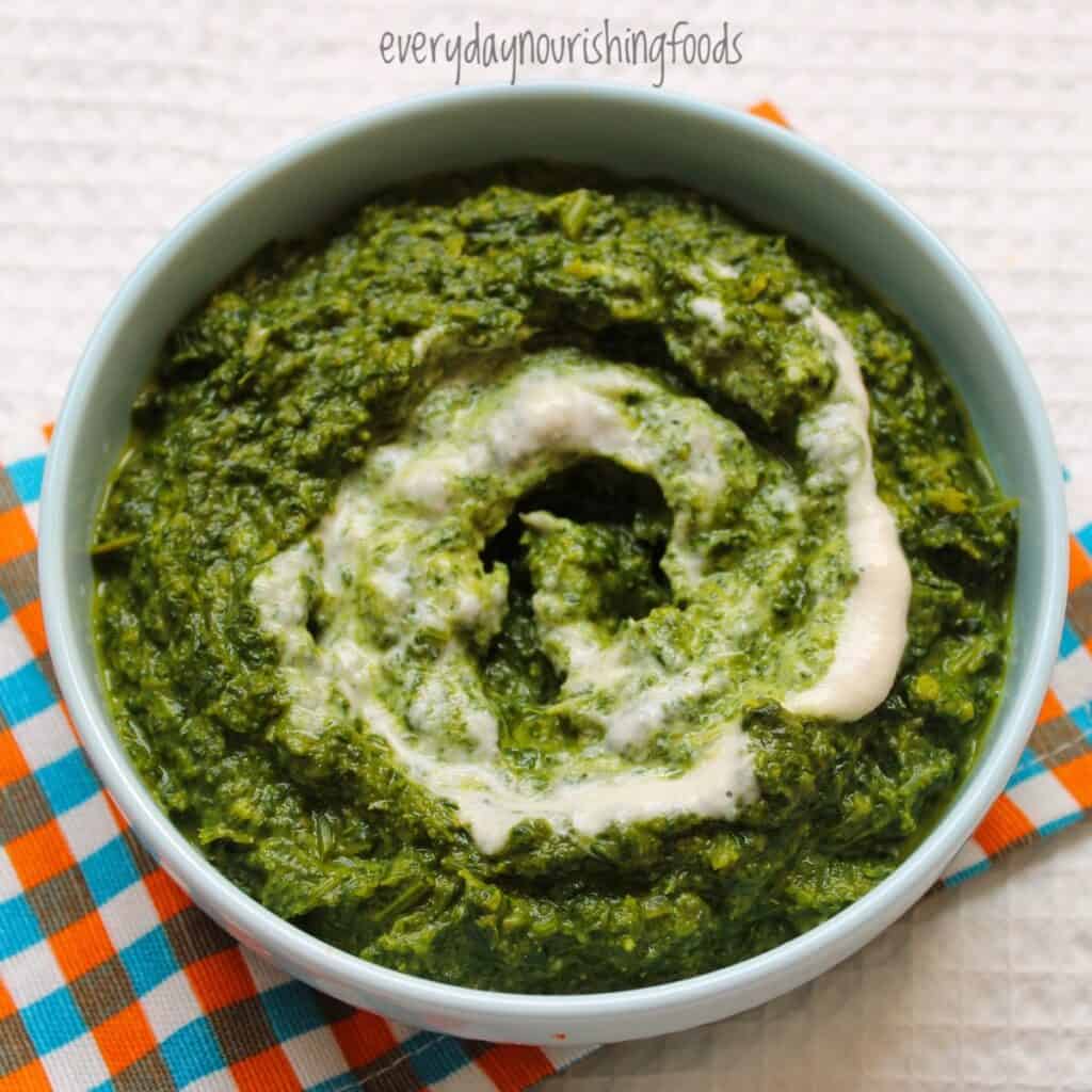Easy Indian Saag Recipe (Quick Spinach Curry)