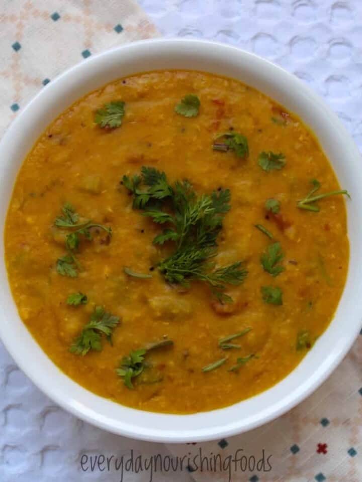 Instant Pot Dal (Indian Lentils) + Water Ratio & Time Calculator ...