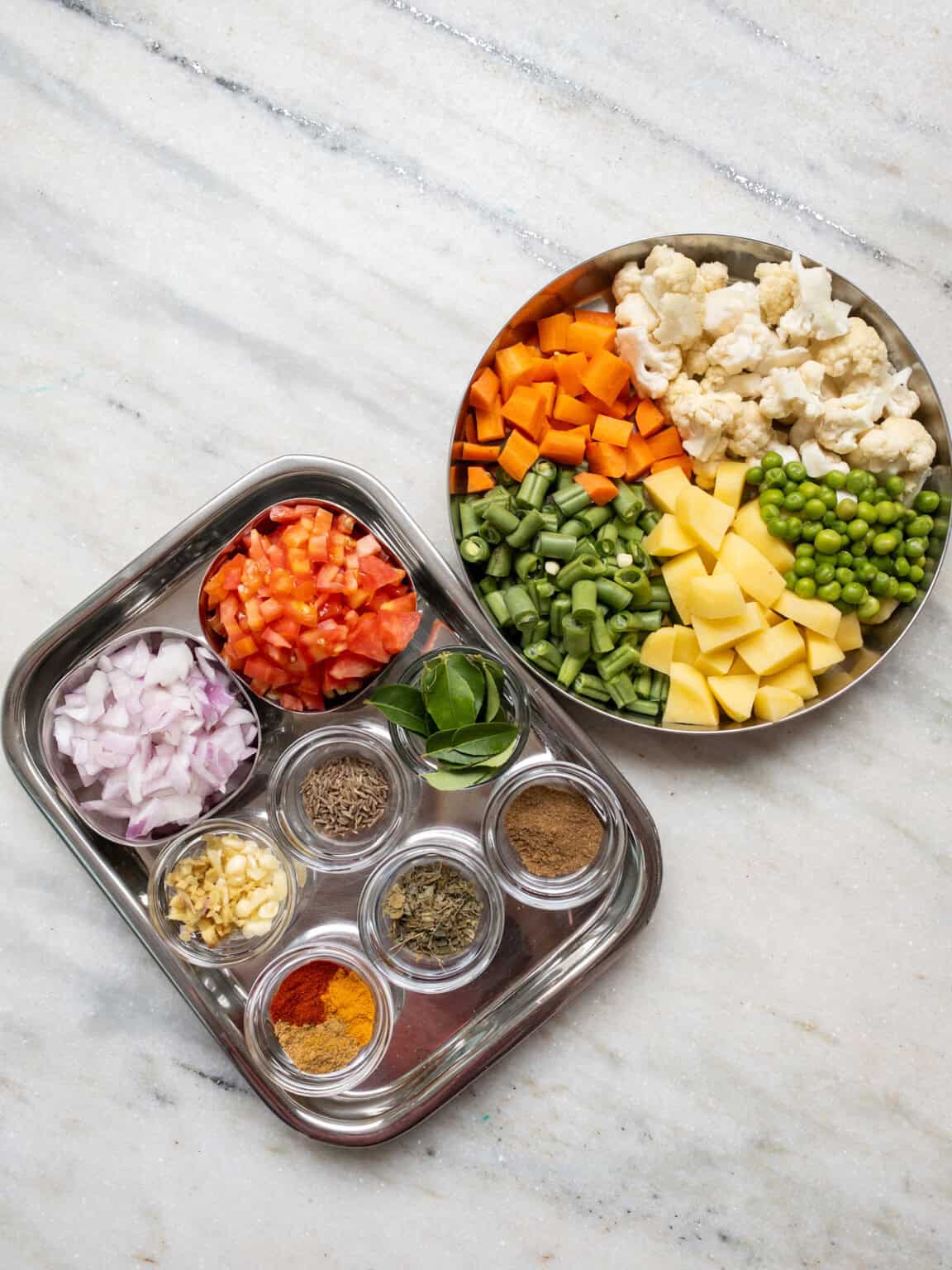 Easy Veggie Curry – Indian Vegetable Side Dish for Rice or Roti ...