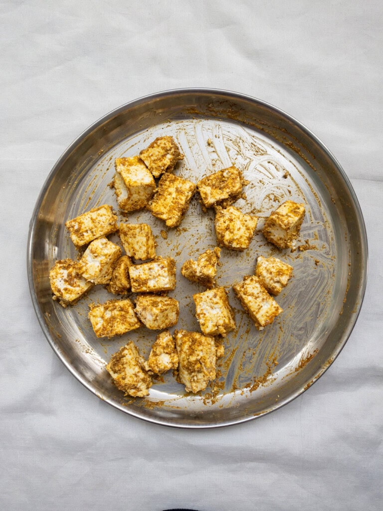 Roasted Paneer Salad (Indian-Style High Protein Recipe) - Everyday ...