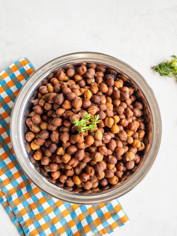 Instant Pot Kala Chana (Brown Chickpeas) - Everyday Nourishing Foods